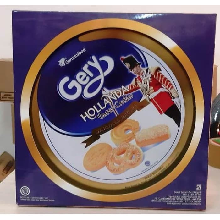 Jual Gery Holanda Butter Cookies 450 gram | Shopee Indonesia