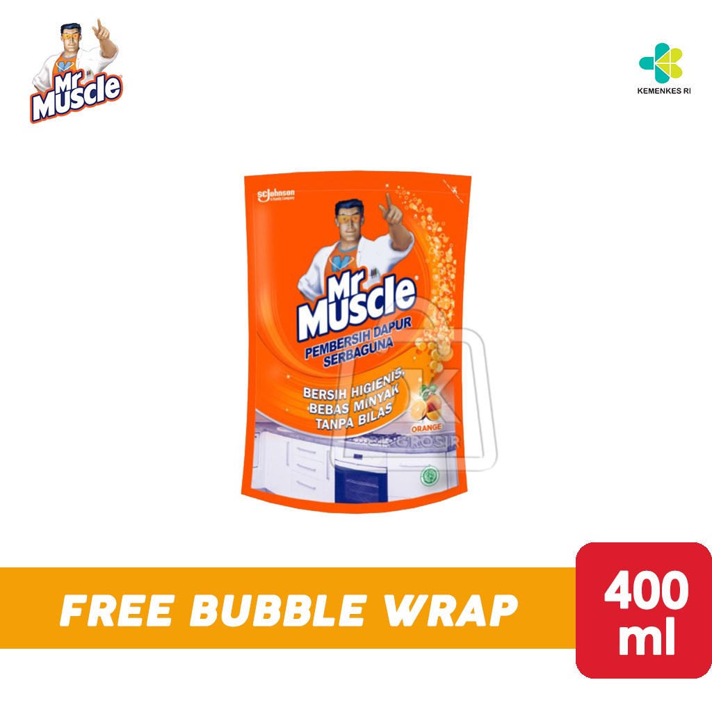Jual Pembersih Dapur Mr.Muscle Kitchen Pouch Orange (POUCH 400ml ...