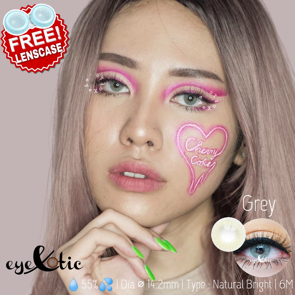 Jual Eyexotic Softlens Kitty Kawaii Mini Milin Gray | Shopee Indonesia