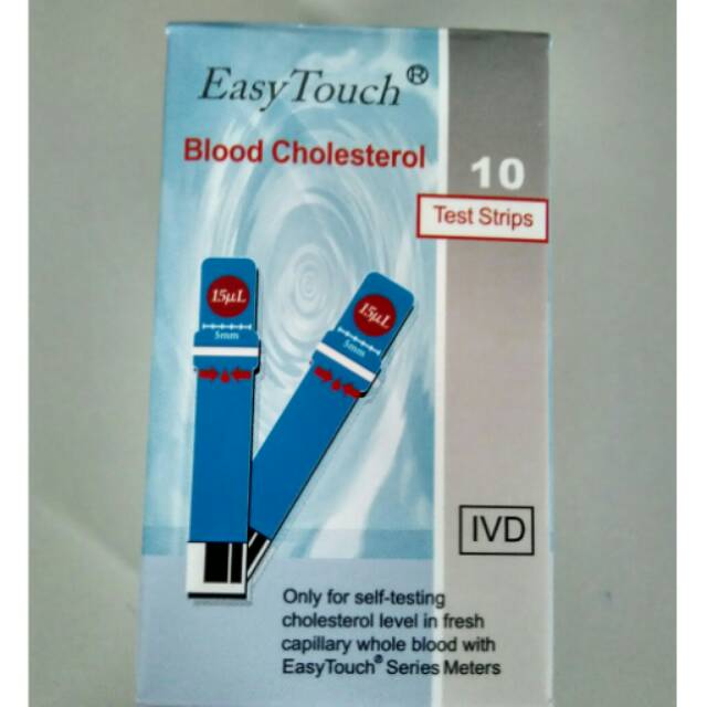 Jual Strip Easy Touch Kolestrol / Strip ET Kolestrol isi 10 ...