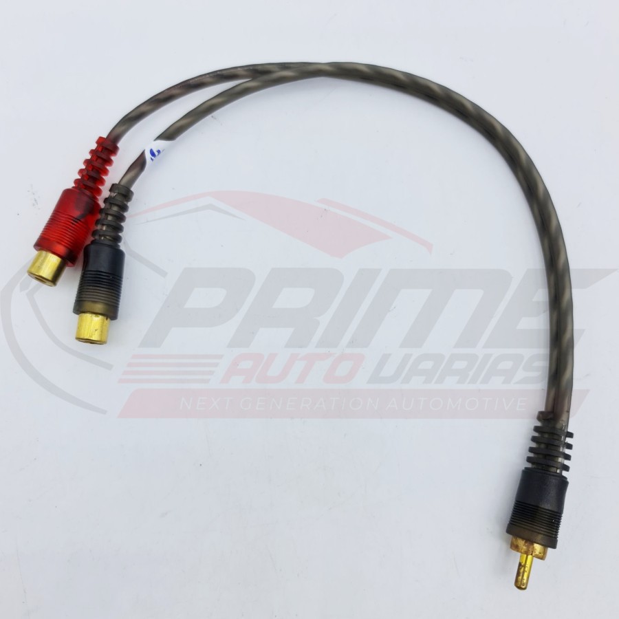 Jual Kabel Audio RCA Splitter 3.5MM 2 FEMALE TO MALE COKLAT - 2P/1L ...