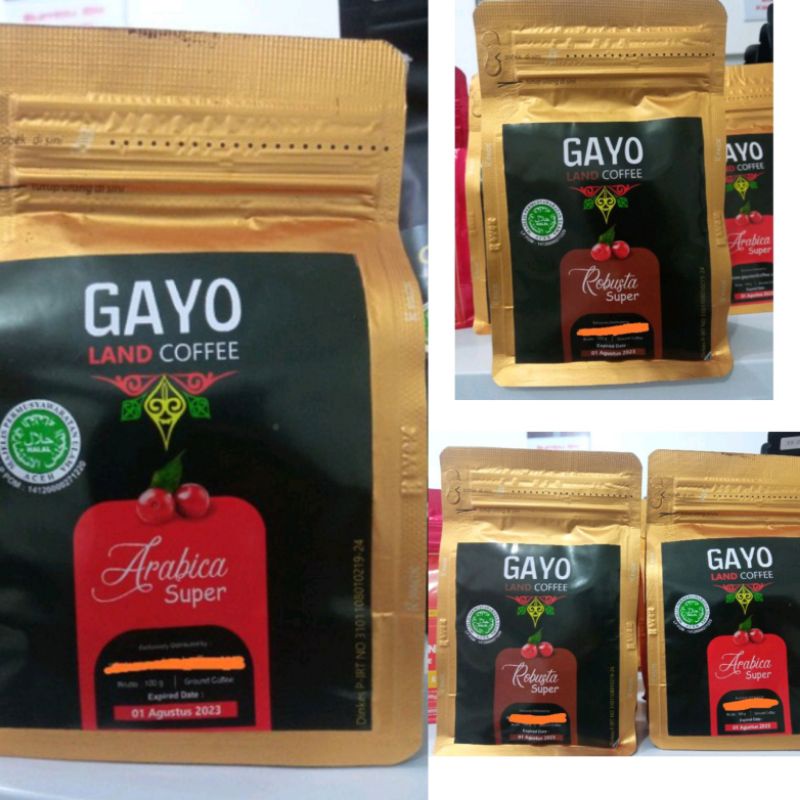 Jual Kopi Gayo Land Arabika Super | Robusta Super 100 gr | Shopee Indonesia