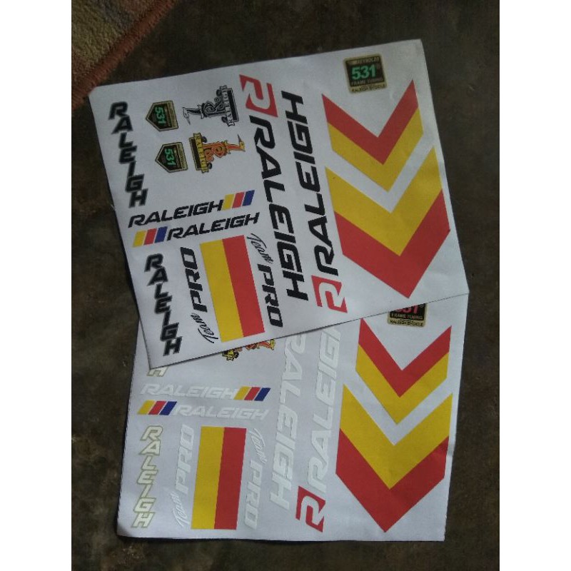 Jual Sticker decal frame sepeda road bike balap jadul vintage raleigh ...