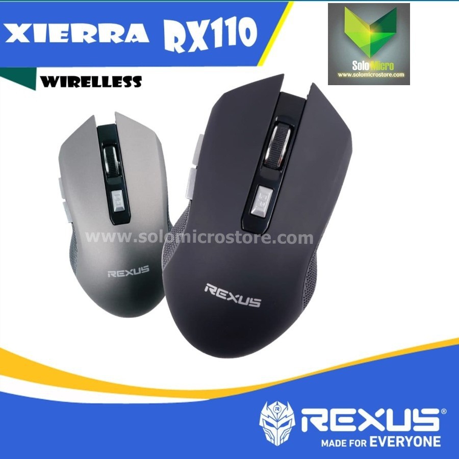 Jual Mouse Gaming / Game Wireless Rexus RX110 / RX-110 RX 110 | Shopee ...