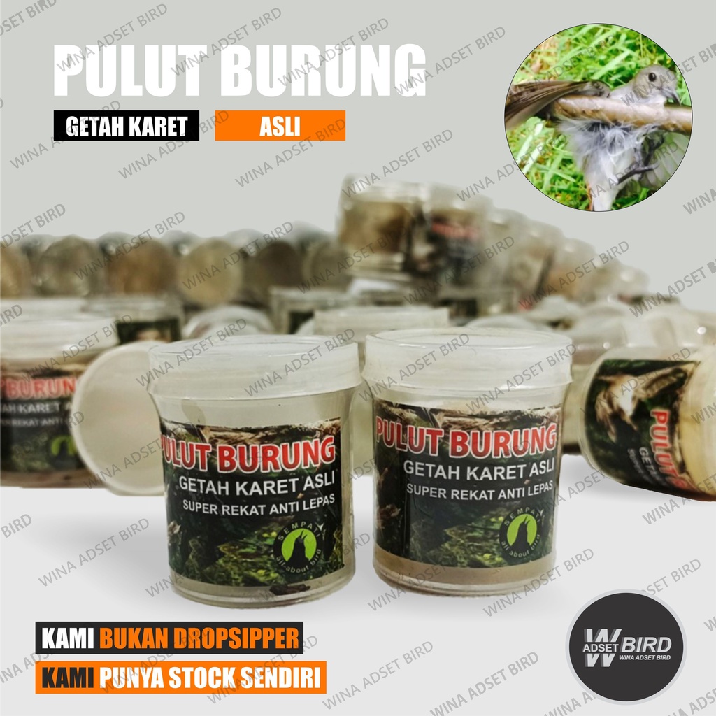 Jual PENJERAT HEWAN PULUT BURUNG GETAH KARET ASLI LEM SUPER LENGKET ...
