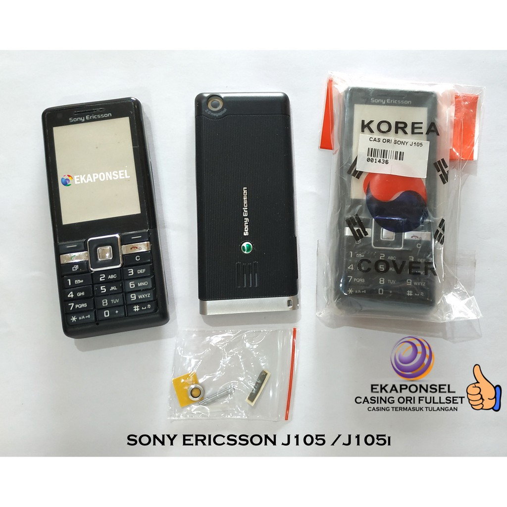 Jual SONY ERICSSON J105 J105i CASING HOUSING FULLSET ORI | Shopee Indonesia