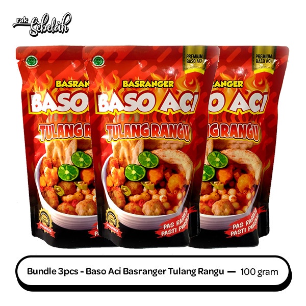 Jual Bundle 3pcs - Baso Aci Tulang Rangu Basranger 200gr Makanan Instan ...