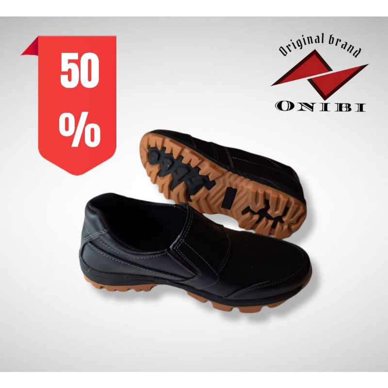 Jual ONIBI Sepatu Pria Casual Kerja Savty Boots Pendek Onibi | Shopee Indonesia