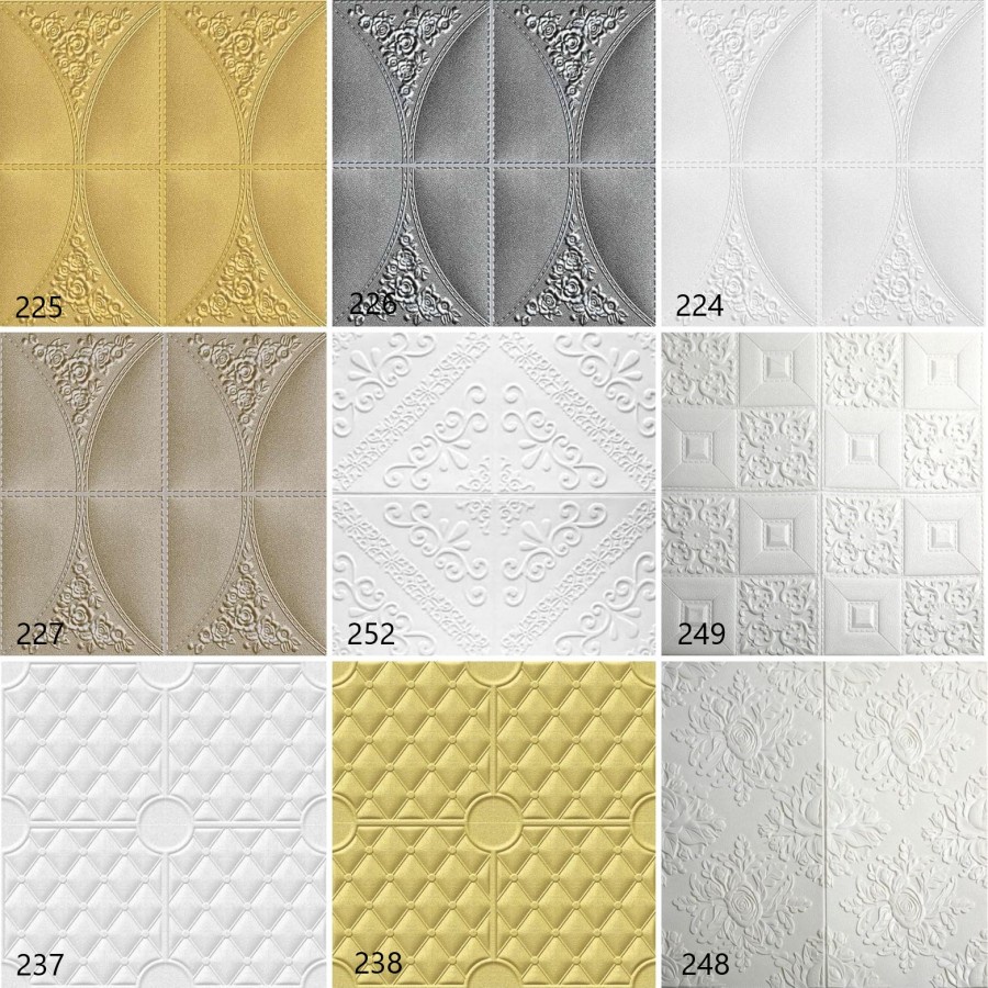 Jual WALLPAPER DINDING 3D FOAM WALLFOAM MOTIF BATIK CLASSIC MODERN 70 x ...
