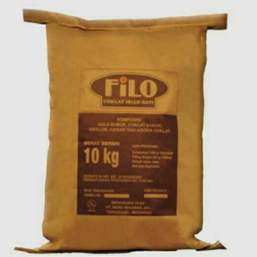 Jual Filo Choco Filling Powder 1 kg/Bubuk Isian Coklat/Bread Filling ...