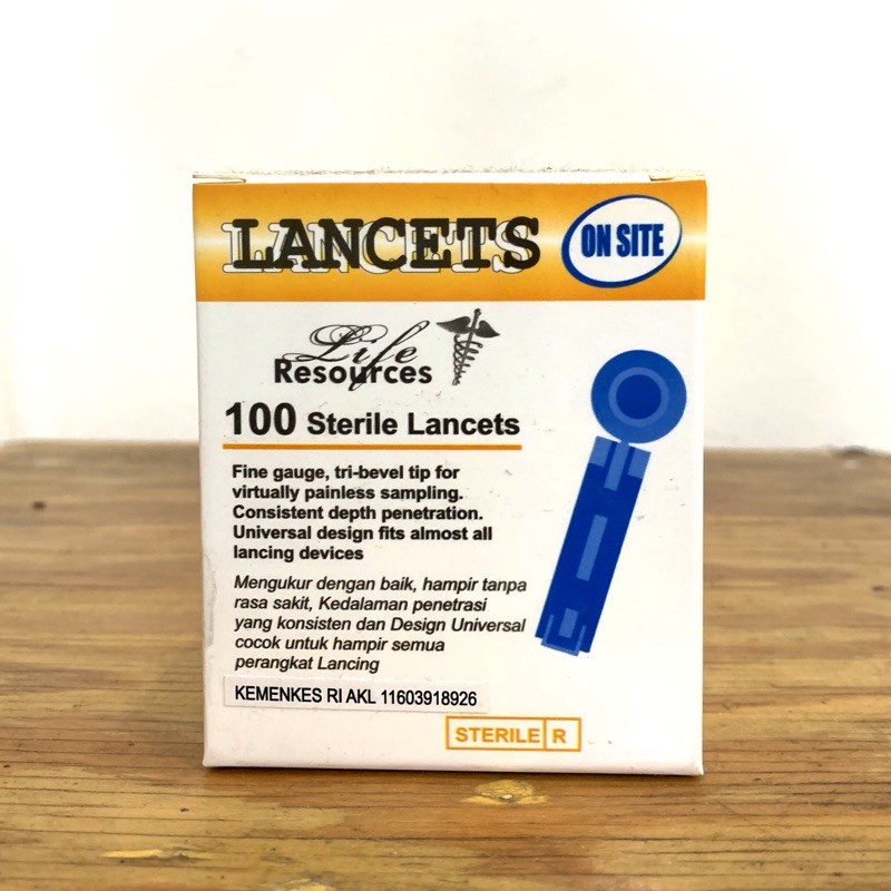 Jual STERILE LANCETS / JARUM LANCETS ISI 100 pcs / LIFE SOURCES ...