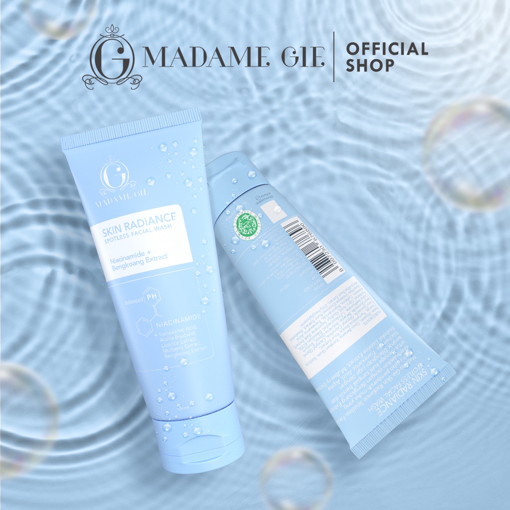 Jual Madame Gie Skin Radiance Spotless Facial Wash Niacinamide | Shopee Indonesia