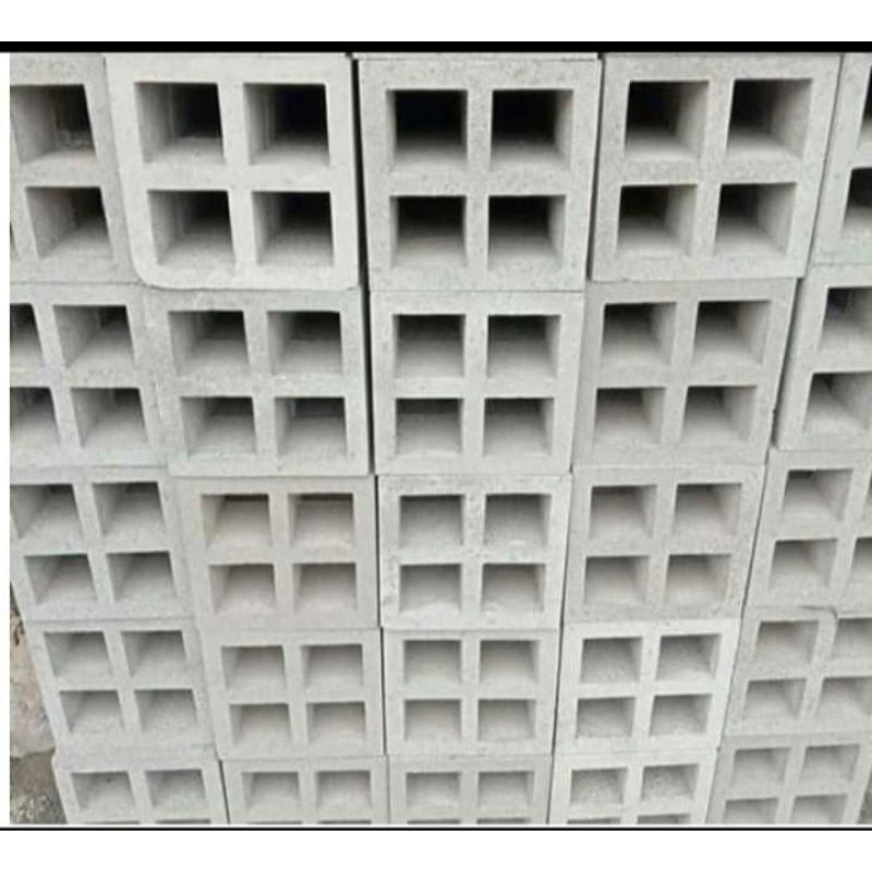 Jual roster/roster modern/beton/minimalis/lobang angin motif lb4 dadu ...
