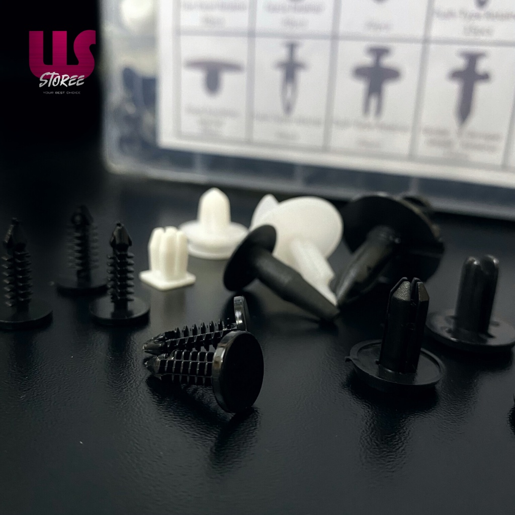 Jual BELTER Set Baut Rivet Universal isi 415 pcs Baut Klip Platik Baut ...