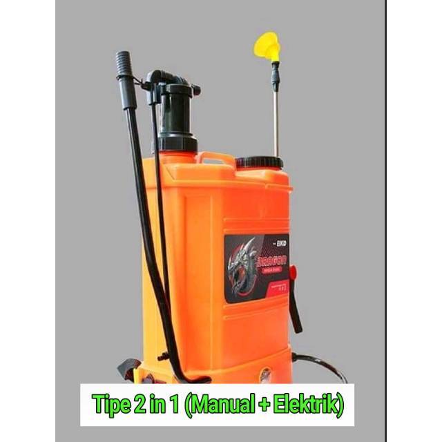 Jual Tangki Sprayer Elektrik EIKO-DRAGON 16 Liter Dual (2 in 1 ...