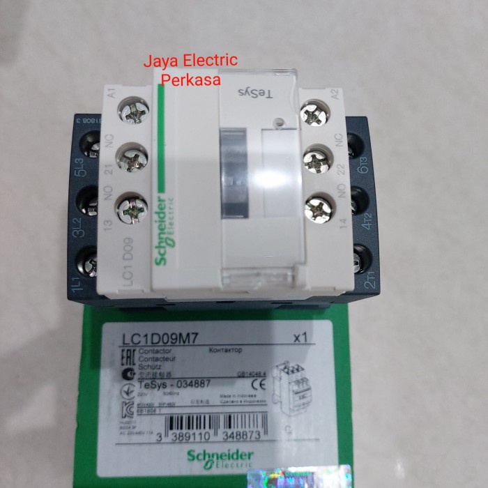 Jual Contactor 3P Schneider LC1D09M7 kontaktor Schneider Original LC1D09 | Shopee Indonesia