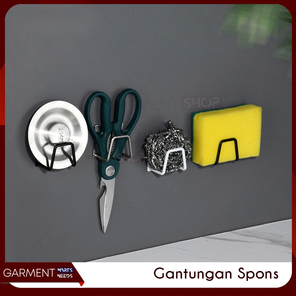 Jual GPN99 - Gantungan Besi Stainless Steel Tembok Dinding Tempat Spon ...