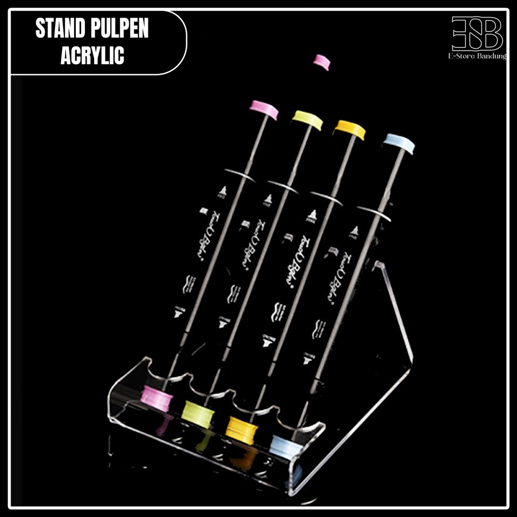 Jual Holder Pulpen Pensil Small Size / Holder Rack Pen Akrilik / Stand ...