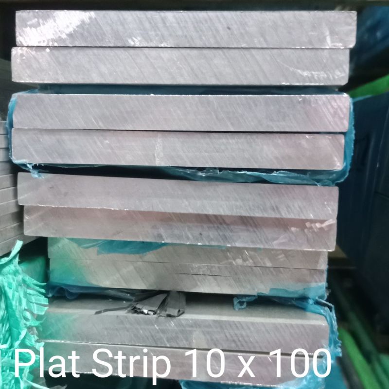 Jual Plat Strip Aluminium 10mm x 100mm x 500mm / strip alumunium ...
