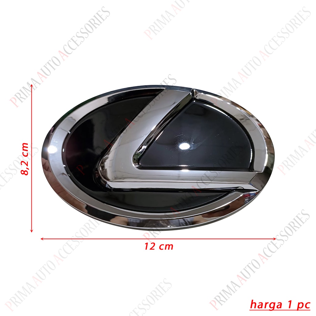 Jual Logo Emblem Mobil LEXUS HITAM 12 cm | Shopee Indonesia