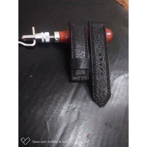 Jual strap jam tangan tali jam tangan kalep jam tangan kulit asli motif ...
