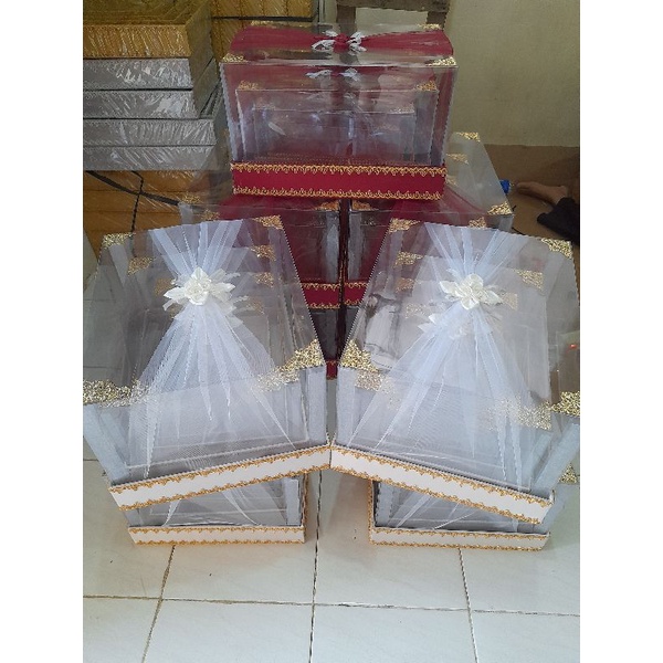 Jual KOTAK HANTARAN PERNIKAHAN / SESERAHAN FULL MIKA ISI 4 PCS (list ...