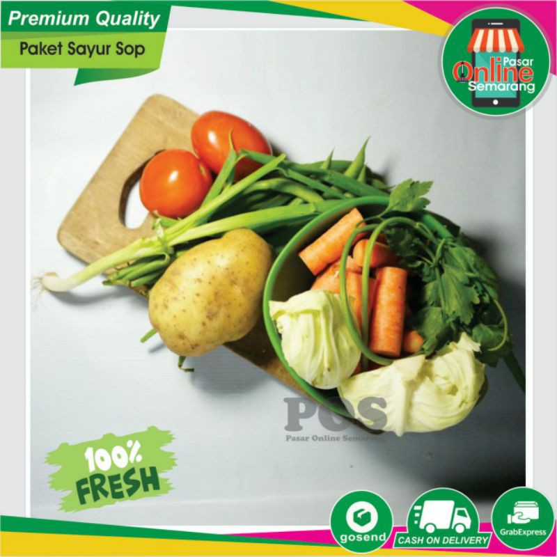 Jual Sayur Sayuran Paket Sop Segar Fresh / Belanja Sayur Semarang ...
