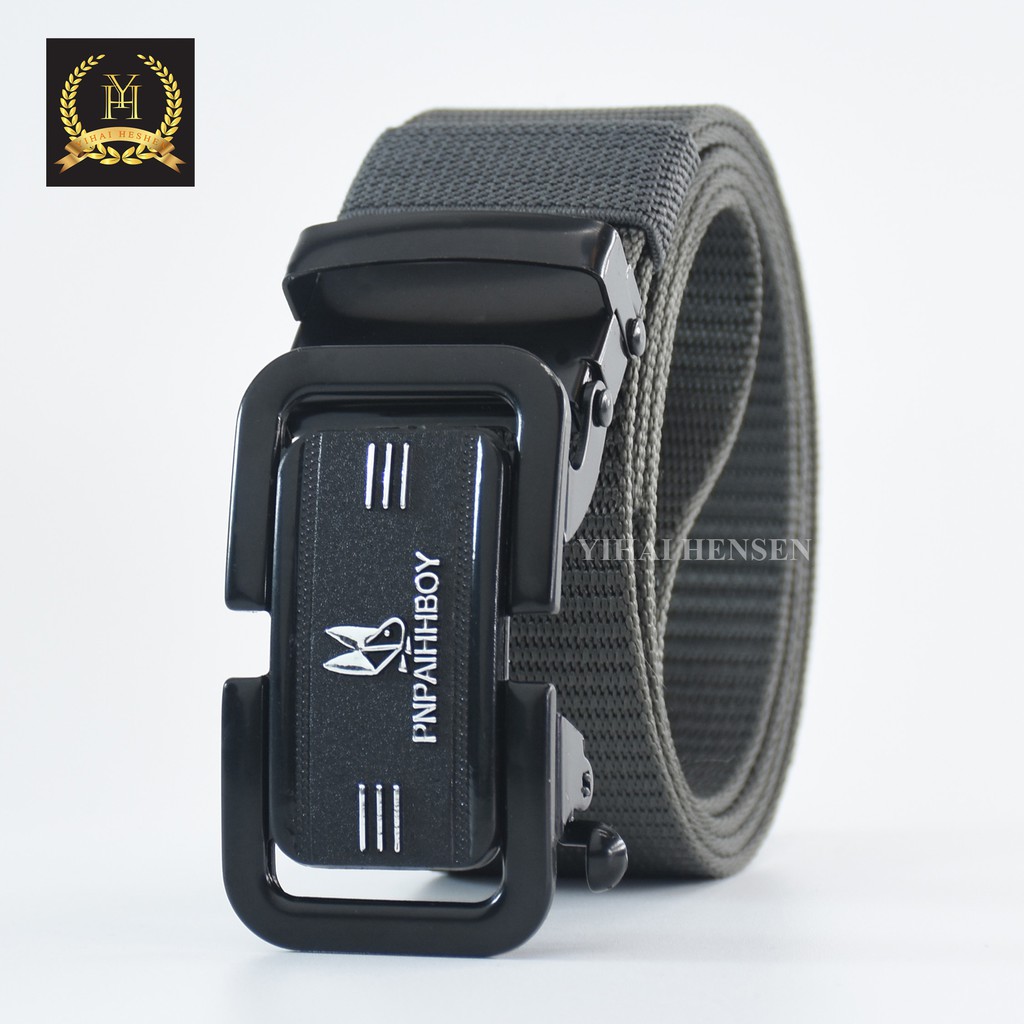 Jual [Y&H] Ikat Pinggang Pria Canvas Nylon Belt Nylon Canvas Sabuk Pria Nylon Kepala Logam Besi ...