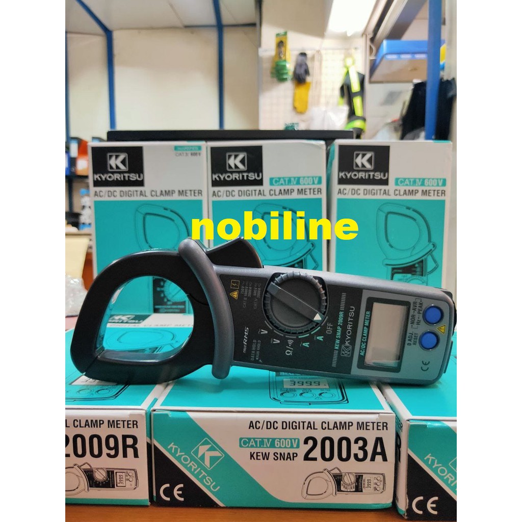 Jual Kyoritsu 2003A Digital Clamp Meter / Tang Ampere AC/DC | Shopee ...