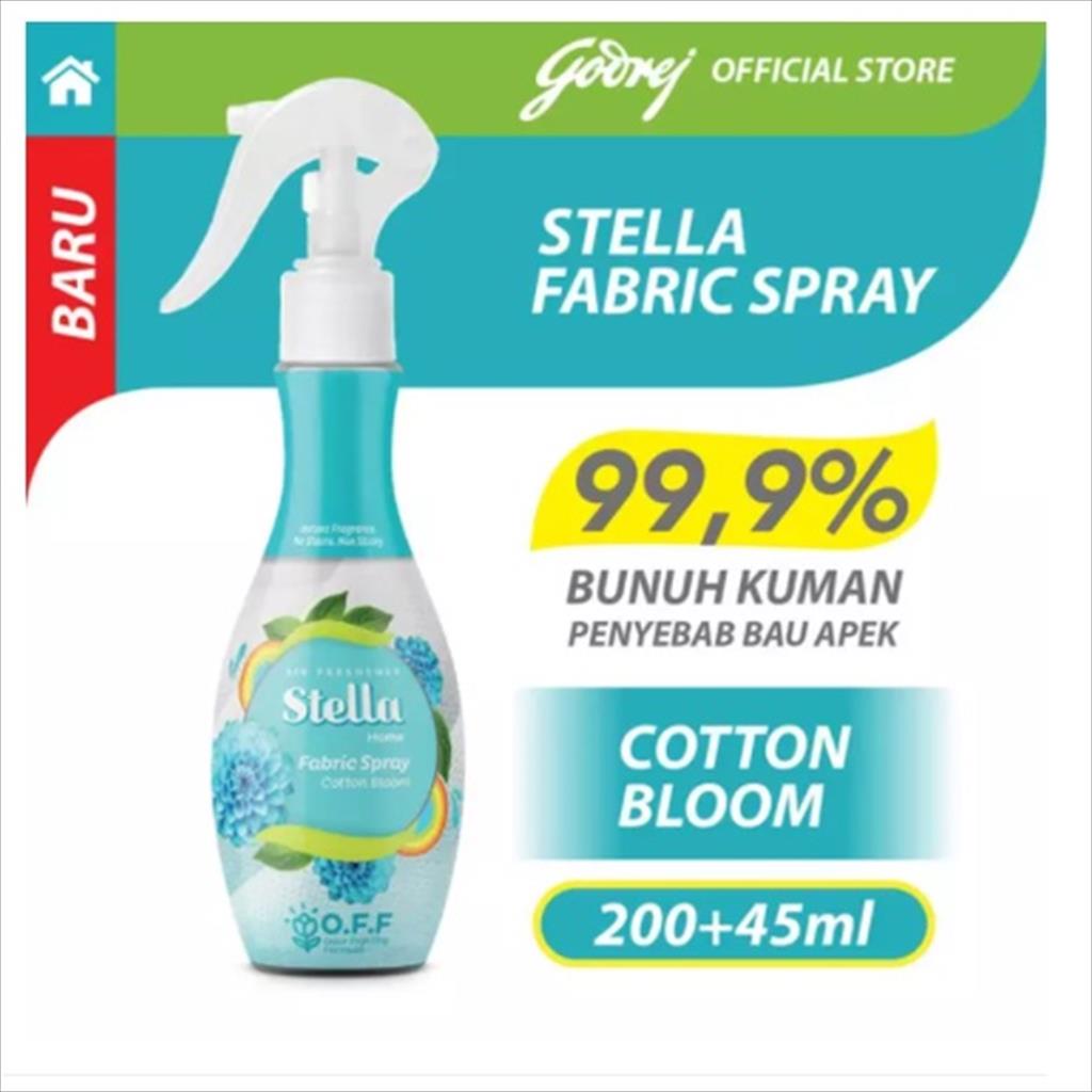 Jual Stella Fresh & Protect Disinfectant Fabric Spray COTTON BLOOM 200 ...