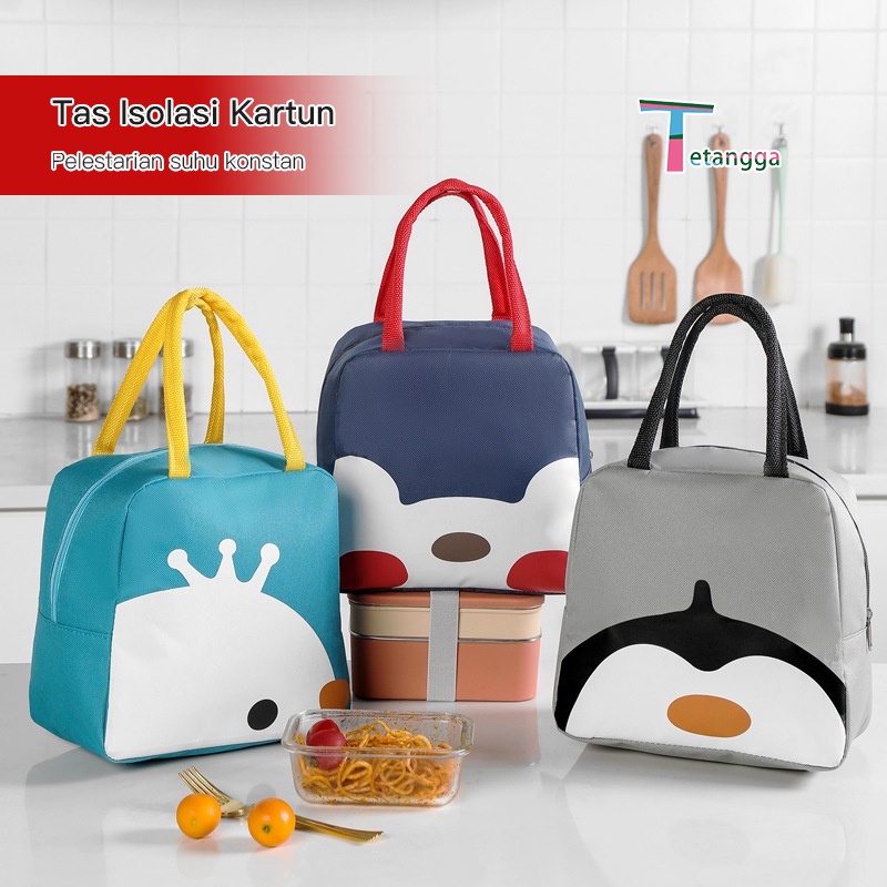 Jual New Tas Bekal Anak / Lunch Bag Sekolah Tas Bekal Lunch Cooler Bag ...