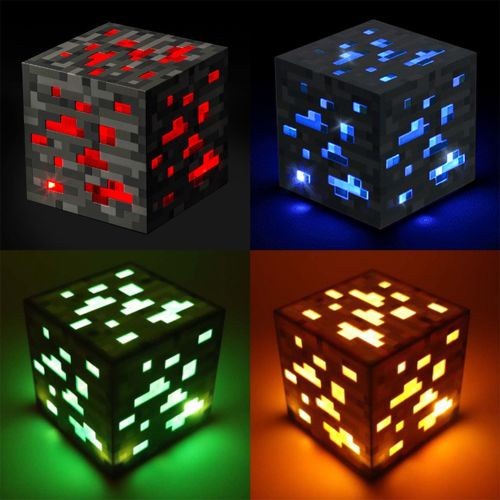 Jual Light Up Minecraft minicraf mini cfrat lampu lava Square Redstone ...