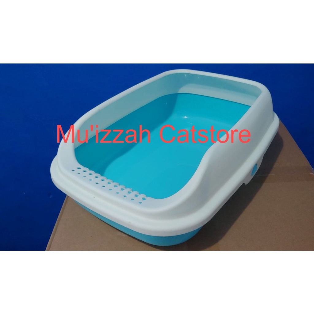 Jual Baskom Bak Pasir Pup Kotoran Kucing Simple Cantik / Cat Litter Box ...