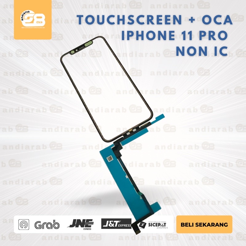 Jual touchscreen TS TC Kaca sentuh iphone 11 pro + IC / non ic + OCA ...