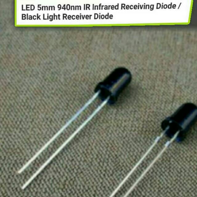 Jual IR Infrared Receivier Diode 5mm 940nm Dioda | Shopee Indonesia