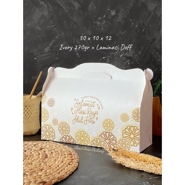 Jual Gable Box Lebaran / Cake box lebaran / Hampers idul fitri | Shopee ...