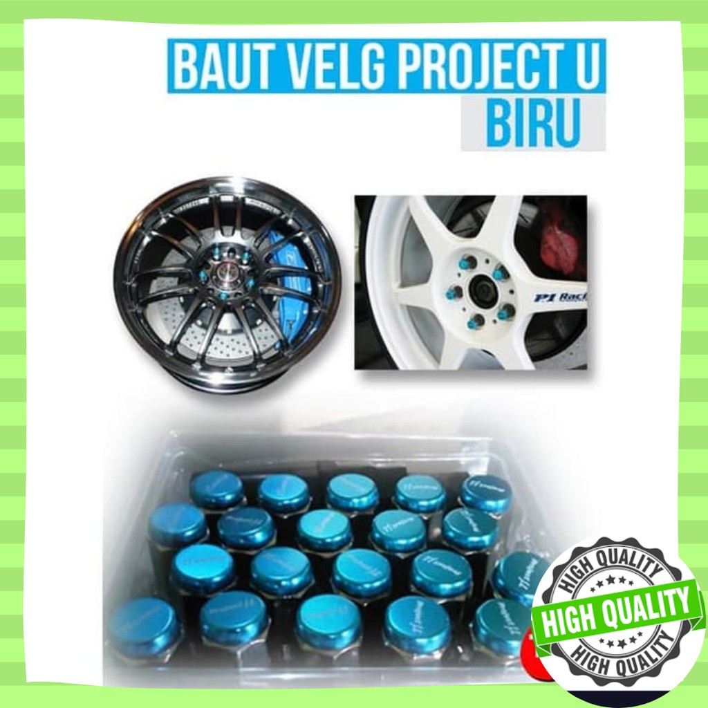 Jual Baut Roda Mobil Racing Lugnut 1 5 Project Miu Baut Velg Mobil ...