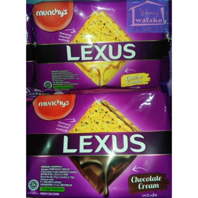 Jual Munchys Lexus Sandwich Coklat dan Keju 95gram | Shopee Indonesia