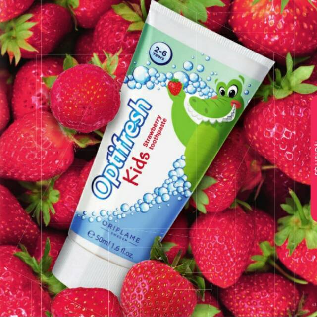 Jual Optifresh Kids Strawberry Toothpaste | Shopee Indonesia