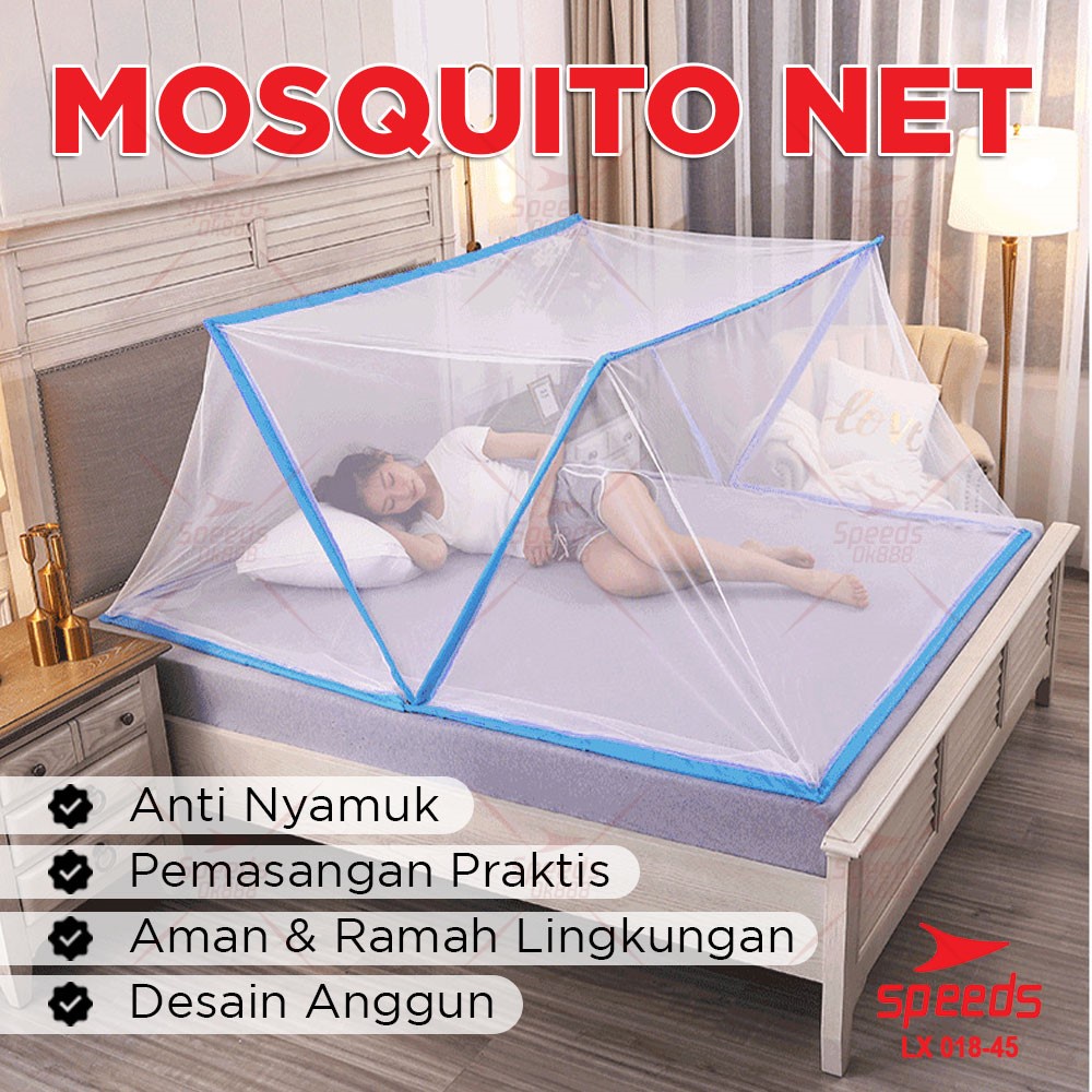 Jual SPEEDS Kelambu Anti Nyambuk Jaring Selambu Bebas Nyamuk Mosquito ...
