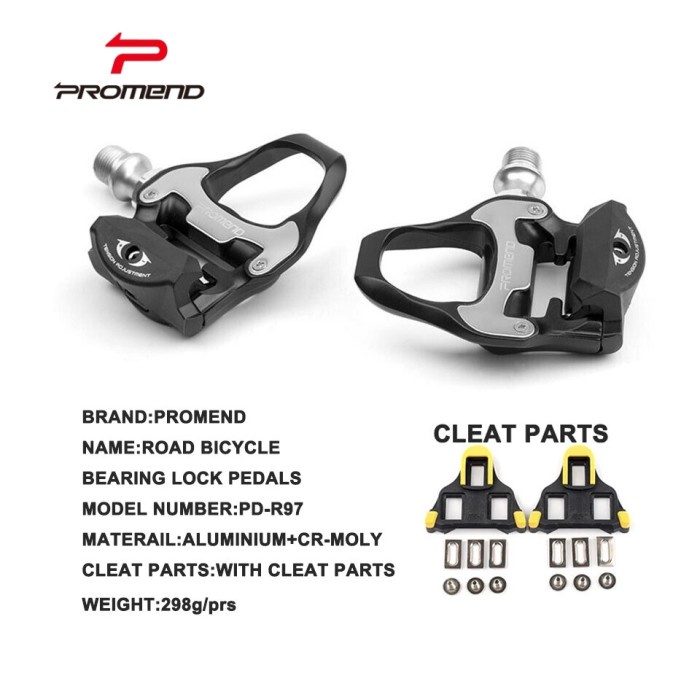 Jual sepeda-tas- promend pd-r97 bike pedal cleat self locking spd - pedal sepeda bksv -tas ...