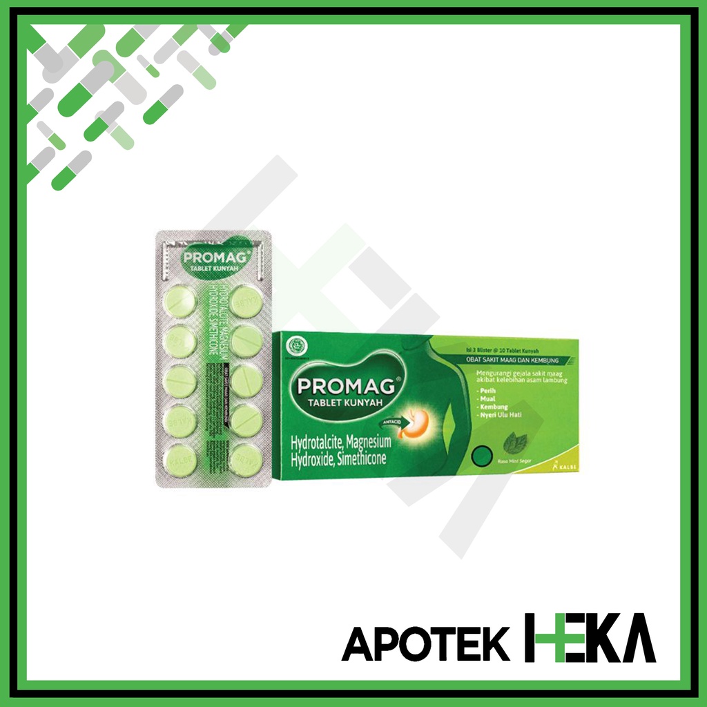Jual Promag Tablet Obat Maag Dus isi 3x10 Tablet (SEMARANG) | Shopee ...