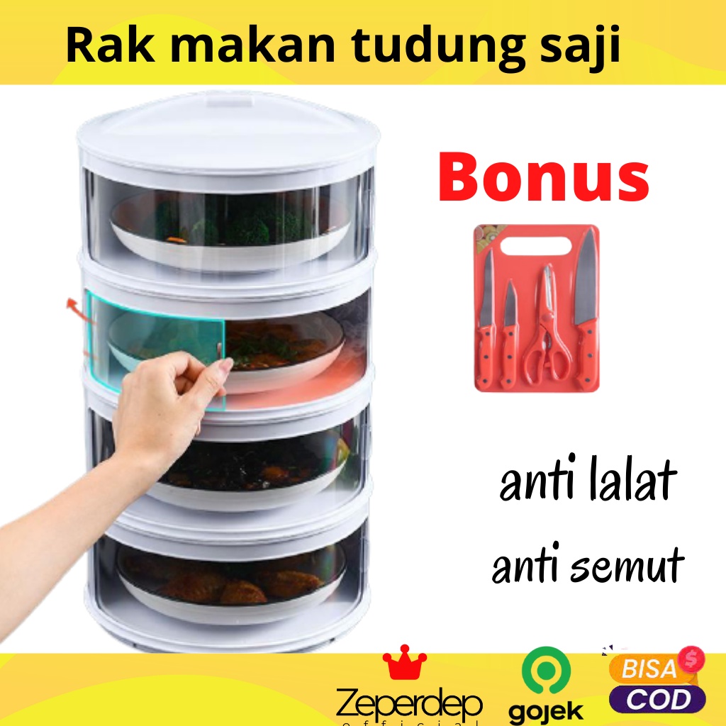 Jual PROMO Rak makanan tudung saji lauk pauk tempat wadah lemari ...