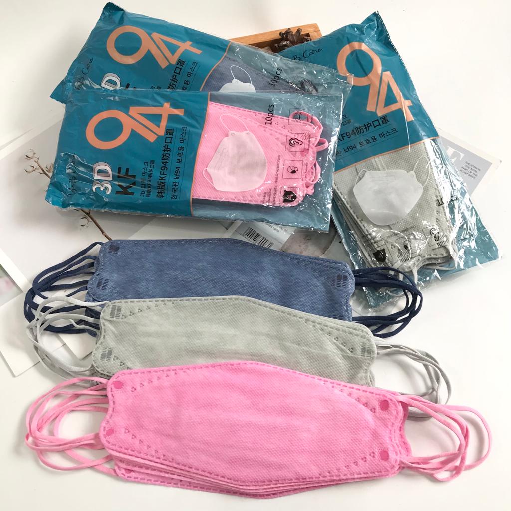 Jual Lolimoli.id Masker KF94 (1pack isi 10pcs) Headloop Hijab Earloop Warna 4Ply EVO 3D Korea ...
