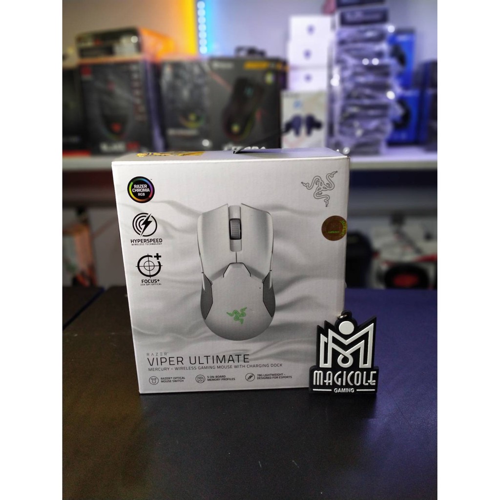 Jual Gaming Mouse Wireless Razer Viper Ultimate Mercury White ...