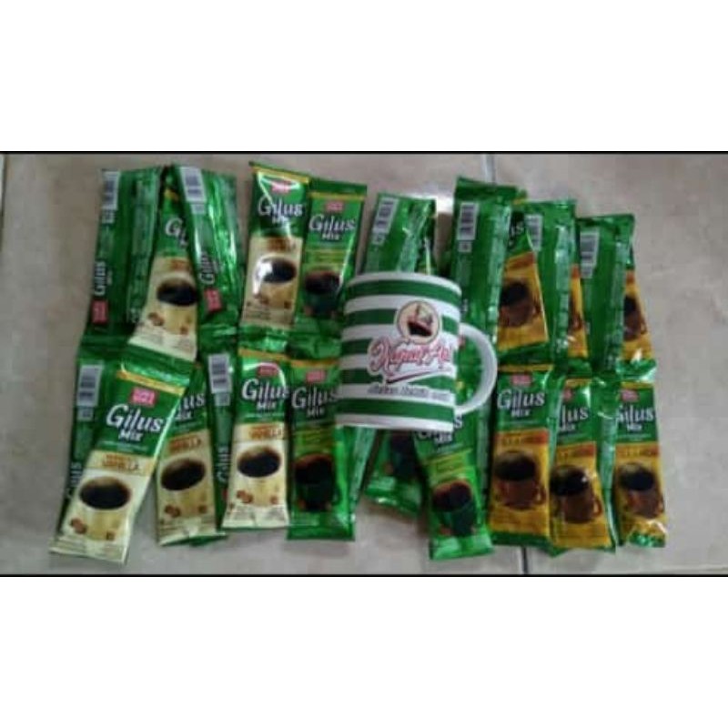 Jual 3renteng kopi gilus varian +mug kapal api persebaya tebal bagus ...