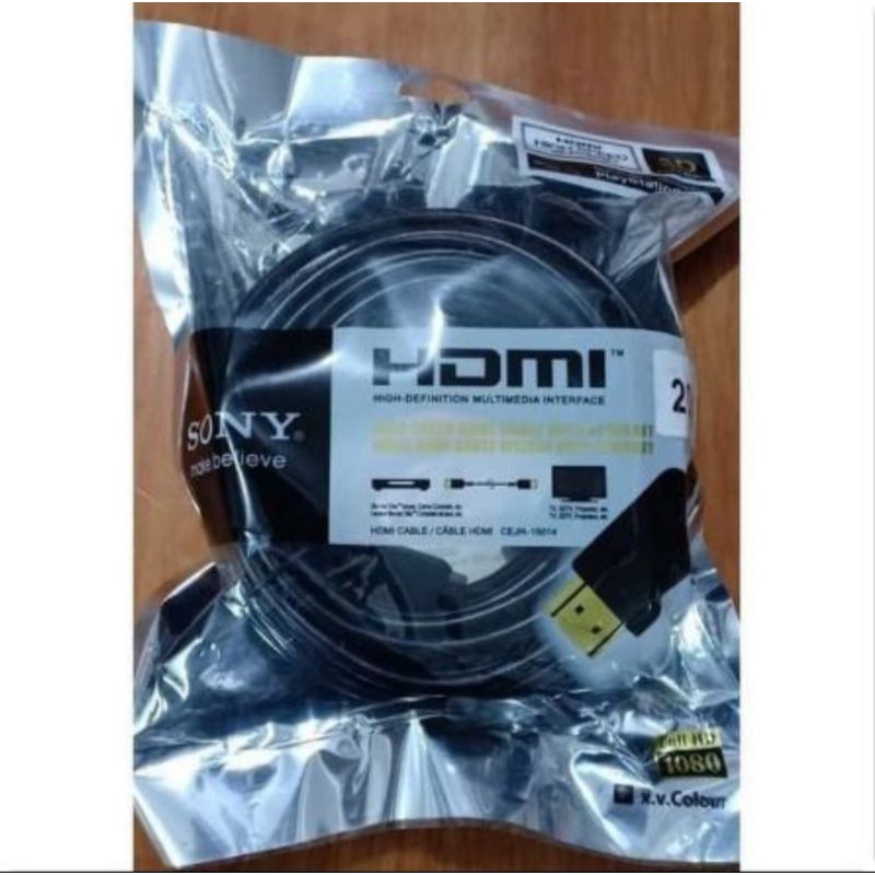 Jual Kabel Hdmi to Hdmi Sony 20M / Cable Hdmi-Hdmi Sony 20 Meter | Shopee Indonesia