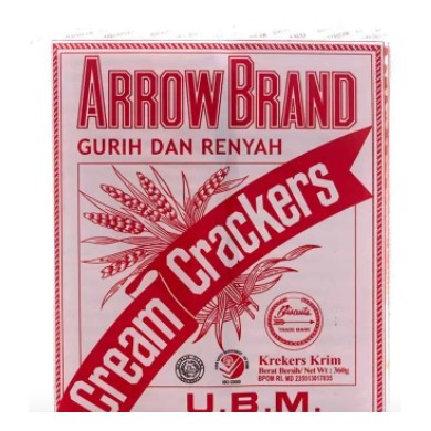 Jual Arrow Brand Cream Crackers Ubm 360gr | Shopee Indonesia