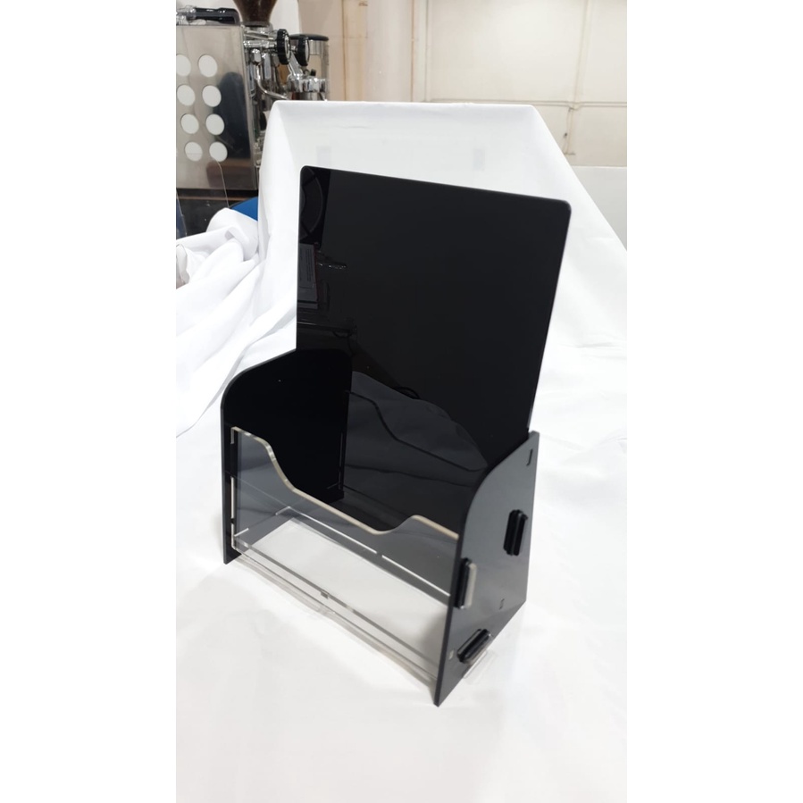 Jual AKRILIK TEMPAT BROSUR / RAK / BOX A5 - MODEL RAKIT | Shopee Indonesia