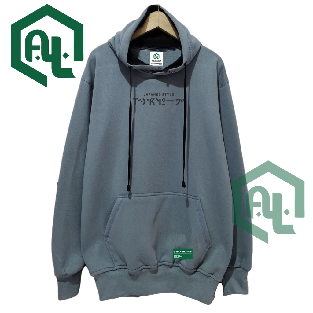 Jual Hoodie Pria Distro Original Brand Tebal Keren Warna Abu Paralon ...